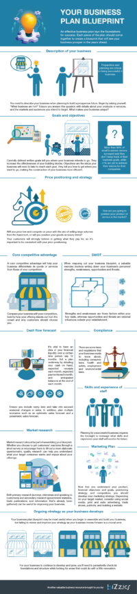 Business Plan Blueprint (Infographic) - Bizzics